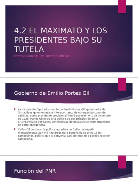 El Maximato Pdf México Gobierno