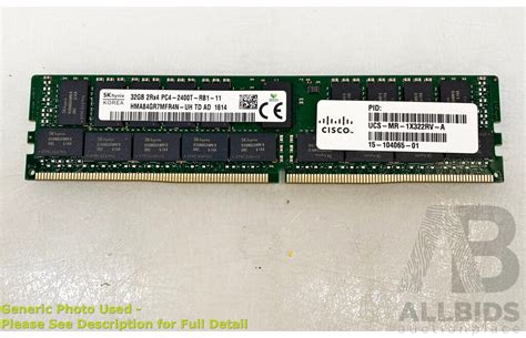 Sk Hynix 32gb Ecc Ddr4 Rdimm Ram Lot 1554082 Allbids