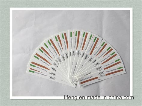 Form Gas And Formaldehyde Gas Indicator Strip And Card China Formaldehyde Gas Indicator Strip