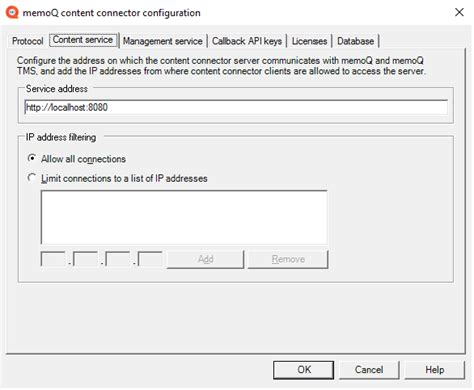 Configure Content Connector