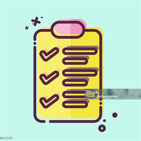 아이콘 체크리스트 비즈니스 분석 기호와 관련이 있습니다 Mbe 스타일의 심플한 디자인 편집 가능 간단한 그림 감시에 대한 스톡 벡터 아트 및 기타 이미지 Istock