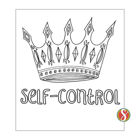 Free Self Control Coloring Pages — Stevie Doodles