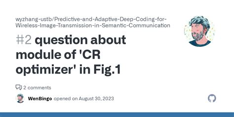 Question About Module Of CR Optimizer In Fig 1 Issue 2 Wyzhang Ustb Predictive And