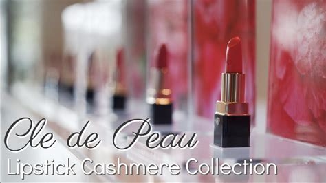 Swatch ♡ Cle De Peau Lipstick Cashmere Ft Lip Glorifier And Radiant Corrector For Eye ♡ Pretty