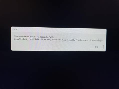 Got This Error Last Night Dota Crashed Couldnt Connect To Game Same