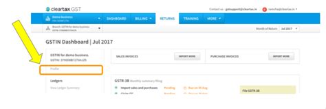 How To Enable Upload Of Invoices Through ClearTax On GST Portal Using API