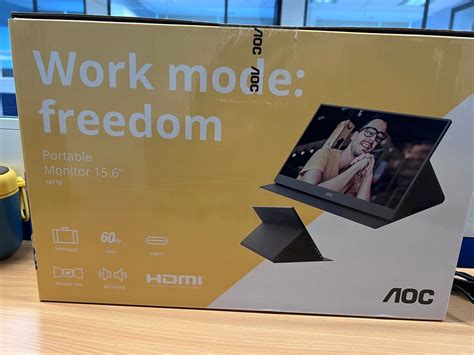 AOC Portable Monitor Computers Tech Desktops On Carousell