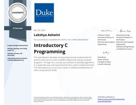Lakshya Ashwini On Linkedin Cprogramming Codingjourney