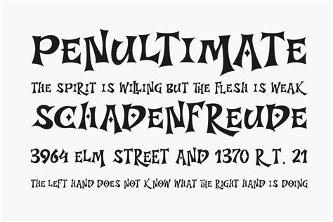 Tree Night Free Font Fonts Shmonts