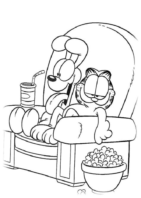 Garfield À Colorier Garfield à Colorier Peindre Et Imprimer Cdobzy