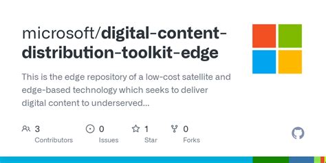 Github Microsoftdigital Content Distribution Toolkit Edge This Is