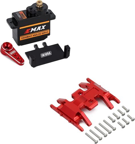 RC Servo Steering Servo With Servo Mount Bracket And Arm And RC Skid Plate For RC Crawler
