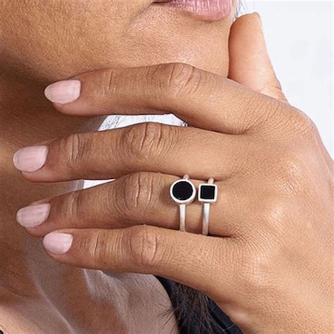 Anel Duplo Geocube Forastero Joyas