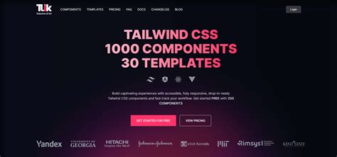 Tailwind CSS Component Libraries UI Kits