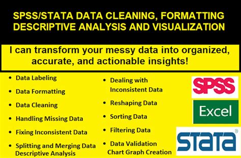 do data cleaning visualization and descriptive analysis with spss and