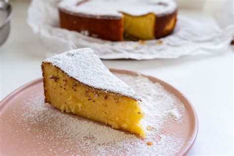 Dreamy Soft And Moist Polenta Ricotta Cake