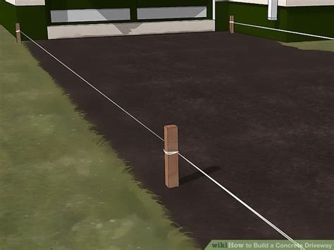 How To Build A Concrete Driveway With Pictures WikiHow