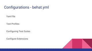 Behat Test Driven Framework For BDD By Jeevan Bhushetty PPT
