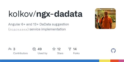 GitHub kolkov ngx dadata Angular 6 and 13 DaData suggestion подсказки service implementation