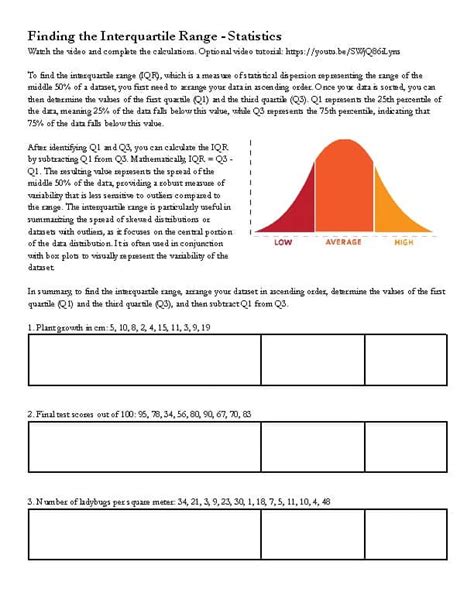 Finding The Interquartile Range Statistics By The Flipped Science