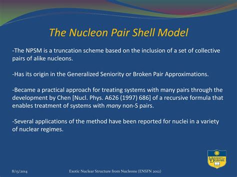 Ppt Spherical To Deformed Shape Transitions In The Nucleon Pair Shell Model Powerpoint