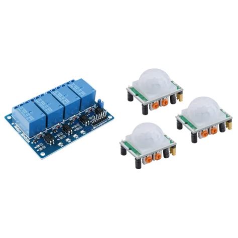 3pcs Hc Sr501 Adjust Ir Pyroelectric Infrared Pir Motion Sensor