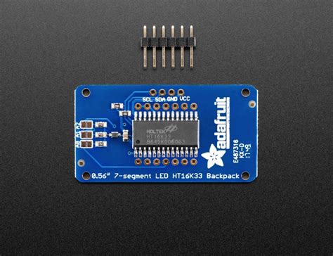 NEW PRODUCTS Adafruit LED Backpacks Segment Segment Adafruit Industries Makers