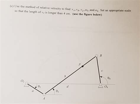 Solved C Use The Method Of Relative Velocity To Find VV Chegg