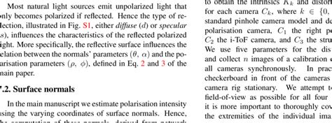 Figure S A Differing Types Of Reflected Light And B The Link Download Scientific Diagram