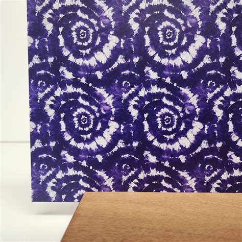 Patternply® Purple And White Tie Dye Smokey Hill Designs