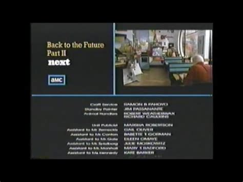 Back To The Future 1985 End Credits Amc 2010 Youtube