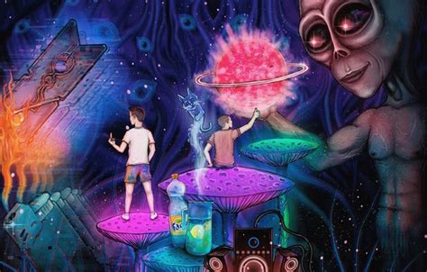 Pink Floyd Psychedelic Wallpaper