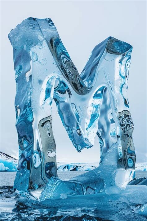 a pair of ice blocks floating on the surface of a body of water stock