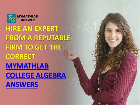 PPT Hire An Expert To Get The Correct MyMathLab College Algebra Answers PowerPoint