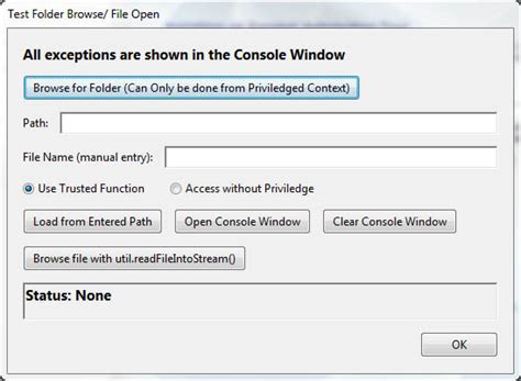 File Folder Access Tester Description Pdfscripting