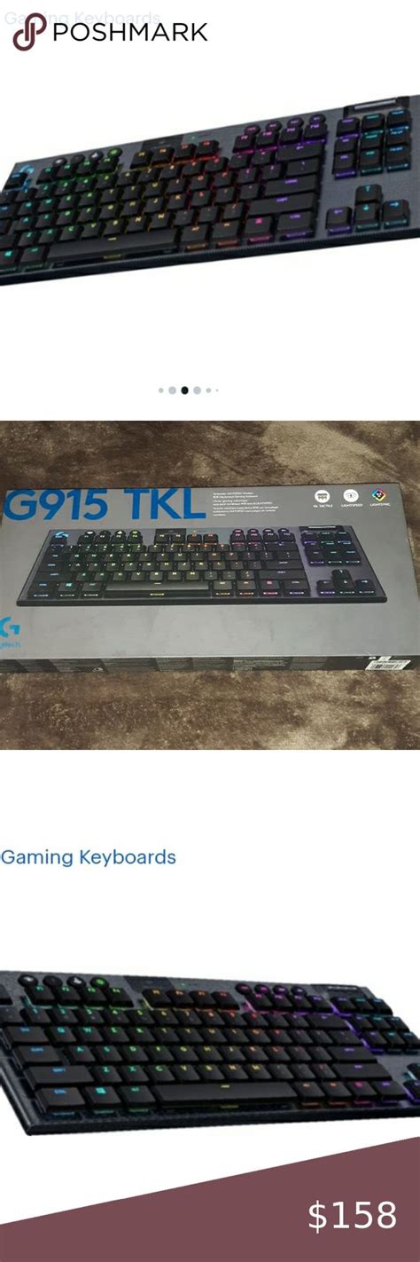 Logitech G 915 Tkl Lightspeed Wireless Gaming Keyboard Logitech Keyboard Wireless