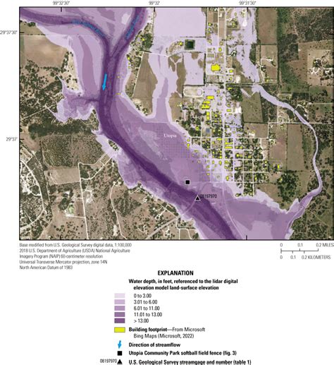 Flood Inundation Maps Created Using A Synthetic Rating Curve For A 10
