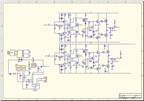 A3 Fully Symmetrical Double Difference Fet Power Amplifier Board