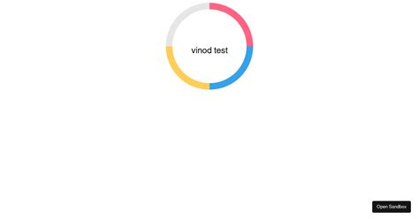 React Donut Chart Examples Codesandbox