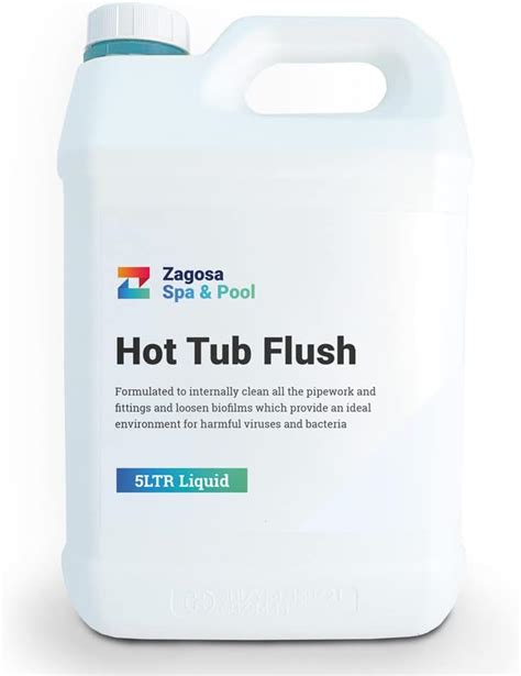 Zagosa Spa And Pool 5ltr Hot Tub Flush Biofilm Remover System Flush