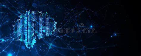 Abstract Artificial Intelligence Cloud Computing Machine Learning