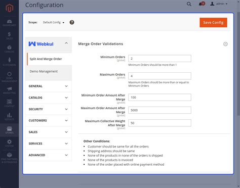 Magento Split Merge Order Combine Multiple Orders WebKul