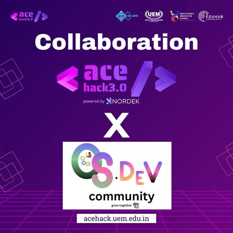 Aditya D On Linkedin Osdevcommunity Acehack3 Techinnovation Hackathon Communitypartners