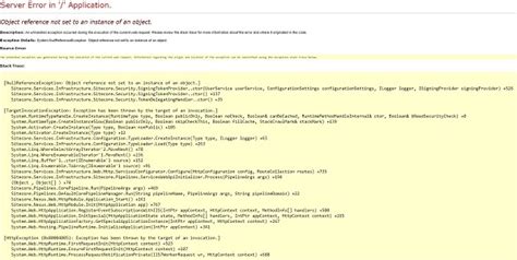 Null Reference Exception In Sitecore Signing Token Provider Addact