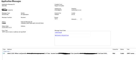 Report Rule To Email Recipient IFS Community