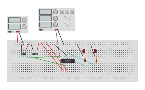 Circuit Design Jk Ff Tinkercad