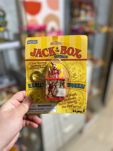 Jack In The Box Keychain Hobbies And Toys Toys And Games On Carousell
