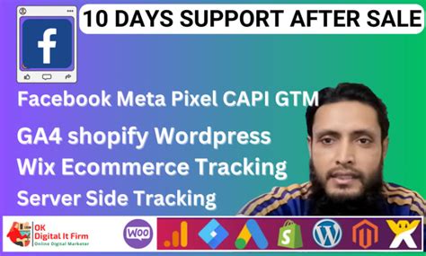 Setup Ga4 Shopify Wordpress Wix Ecommerce Tracking Facebook Meta Pixel