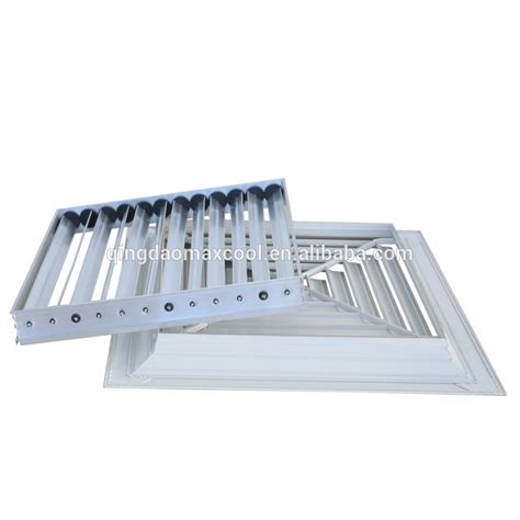 Hvac Air Conditioning 4 Way Square Ceiling Air Diffuser With Different