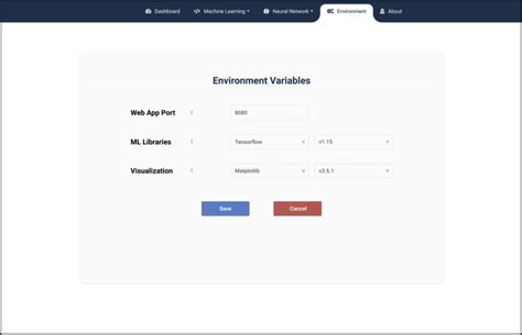 2 Tool Interface For Environment Configuration Download Scientific Diagram